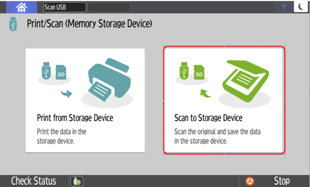 How to Scan Documents to USB using Nashuatec Multi-Function Printers ...