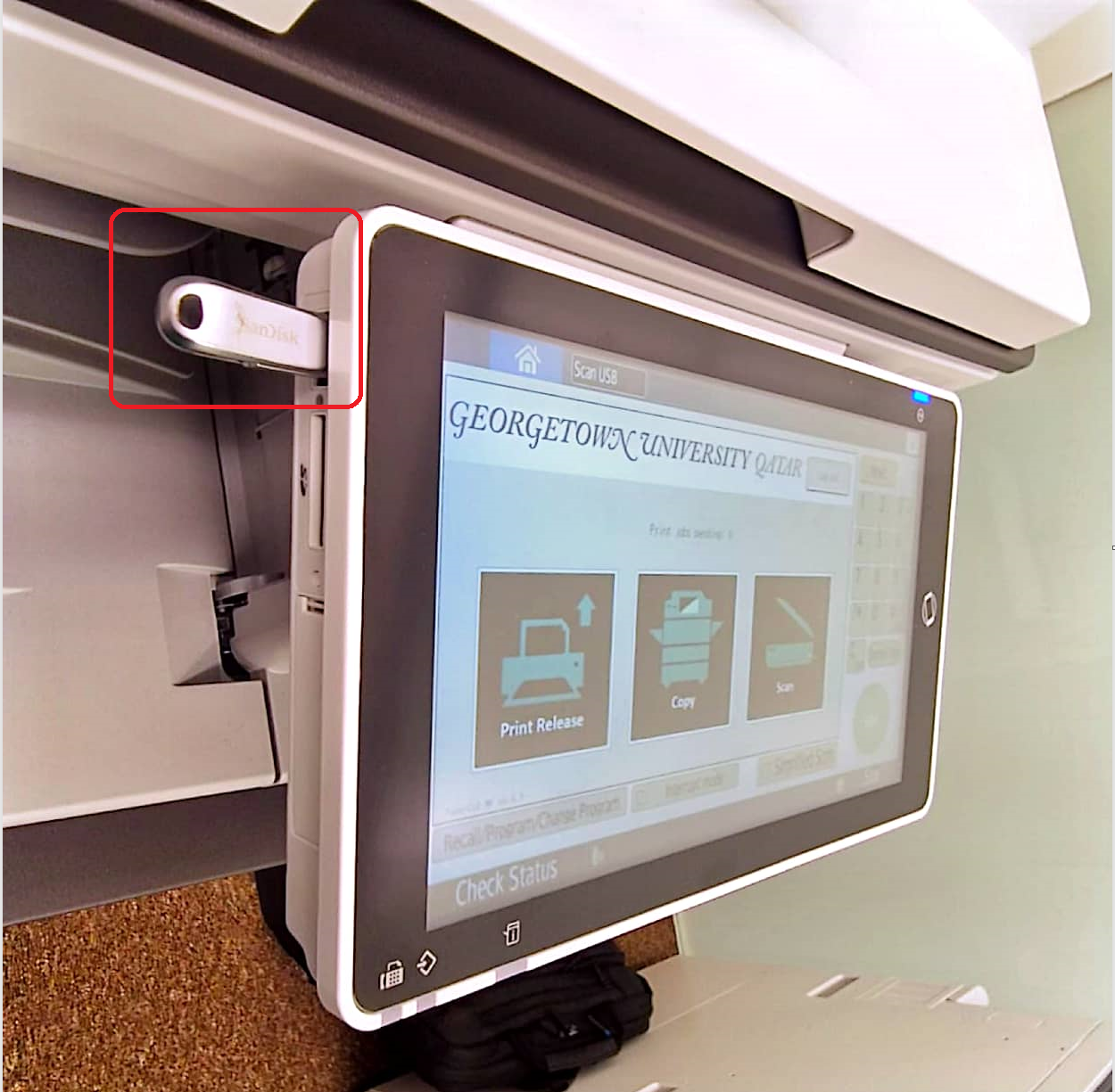 How to Scan Documents to USB using Nashuatec Multi-Function Printers ...